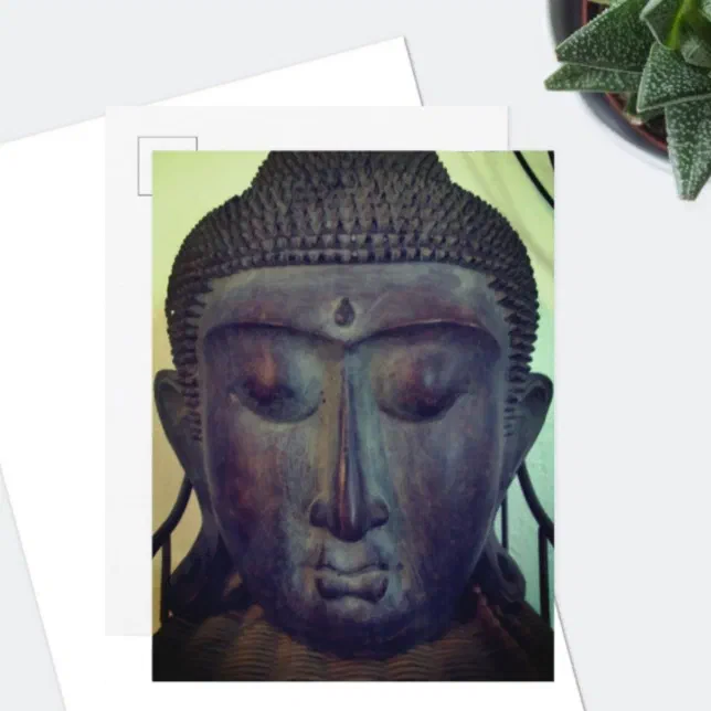 Buddha Face Postcard | Zazzle