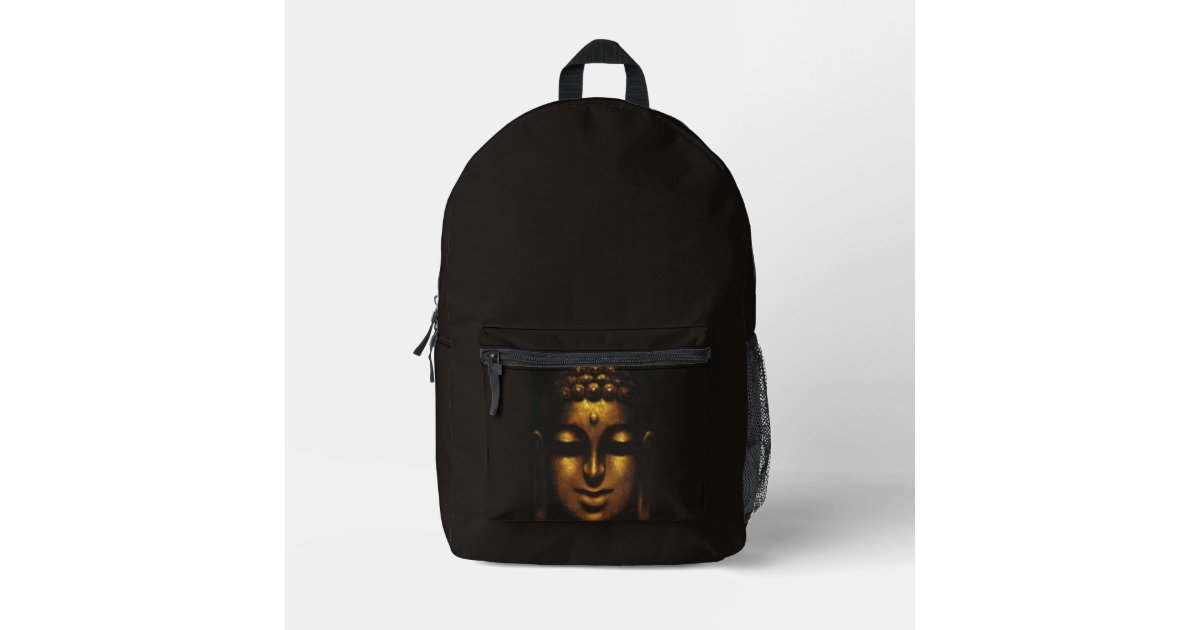Buddha Face print backpack | Zazzle