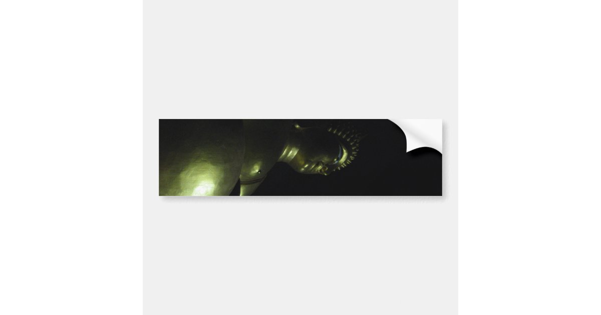 Buddha Night Bumper Sticker | Zazzle