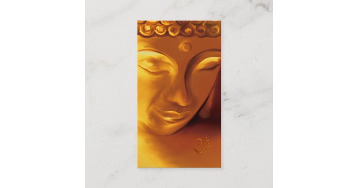 Buddha & Om Business Card | Zazzle