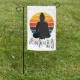 Buddha Retro Sunset Om Mani Padme Hum Mantra Garden Flag | Zazzle
