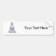 Buddha Sitting ~ Buddhist Buddhism Bumper Sticker | Zazzle