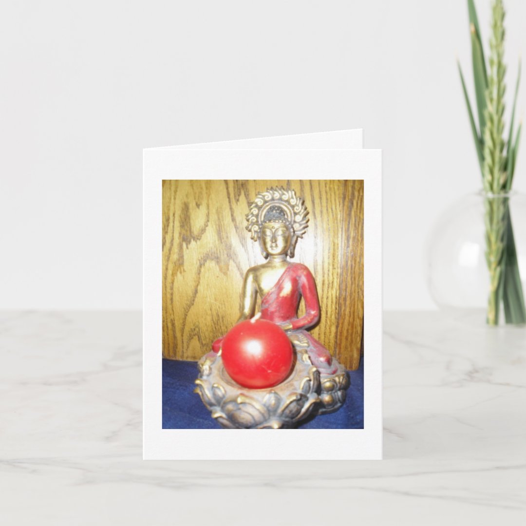 Buddha Sympathy Card | Zazzle