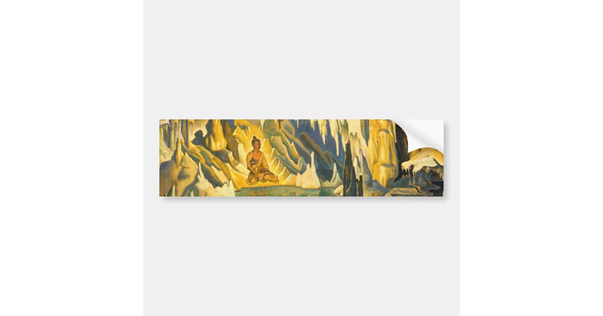 Buddha the Winner (Buddhist Art) (by Roerich) Bumper Sticker | Zazzle