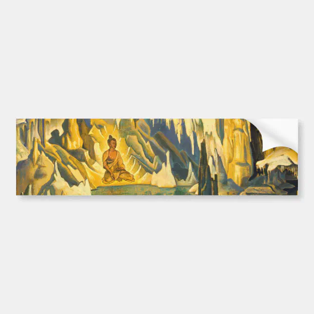 Buddha the Winner (Buddhist Art) (by Roerich) Bumper Sticker | Zazzle