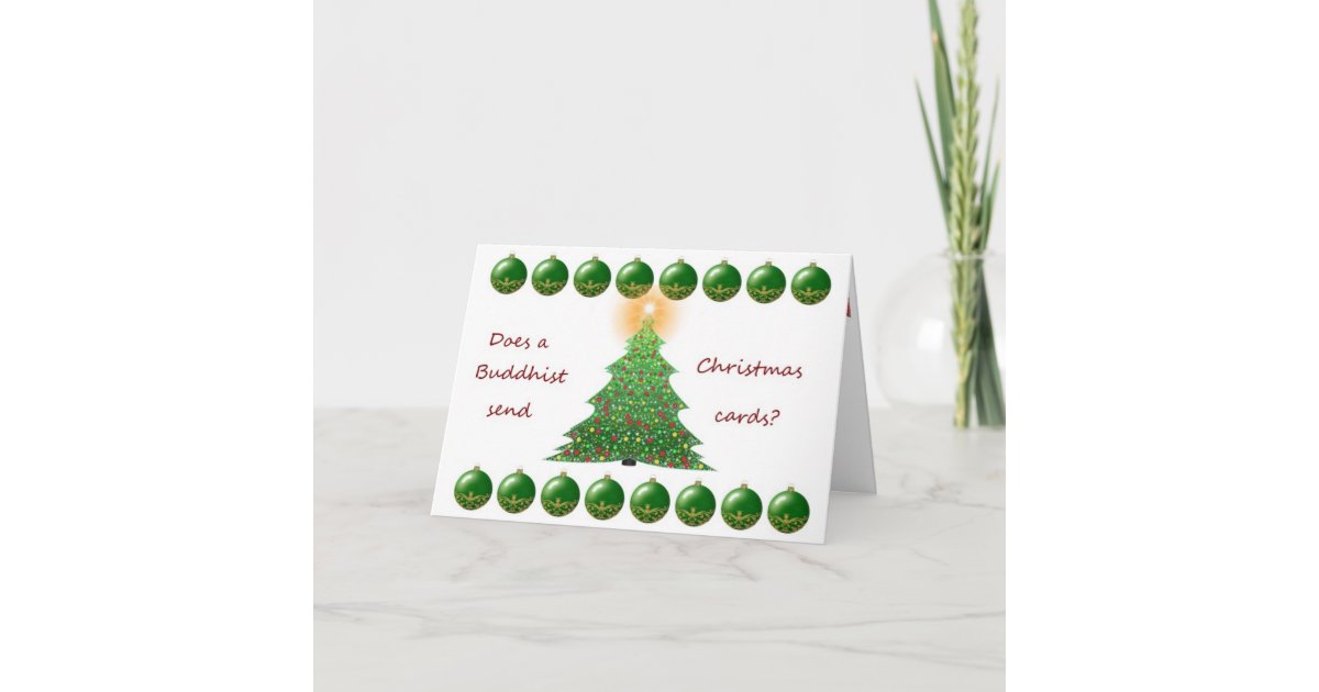 Buddhist Christmas Card | Zazzle.com