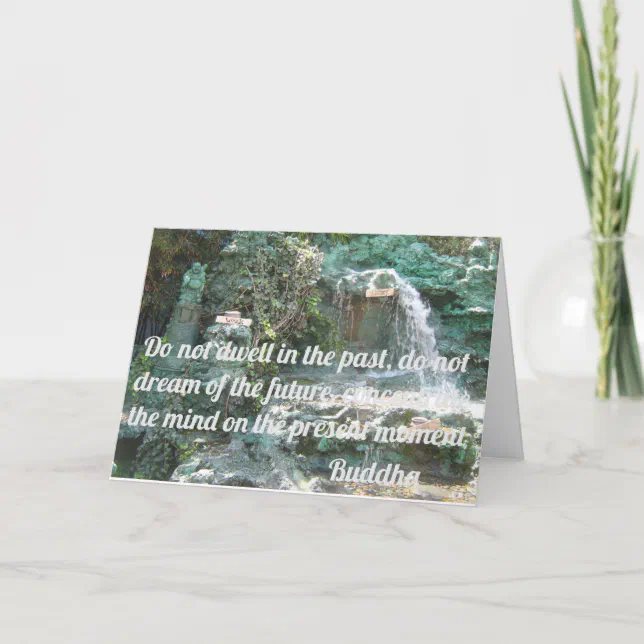 Buddhist inspirational card | Zazzle