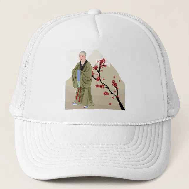 Buddhist Monk Trucker Hat | Zazzle
