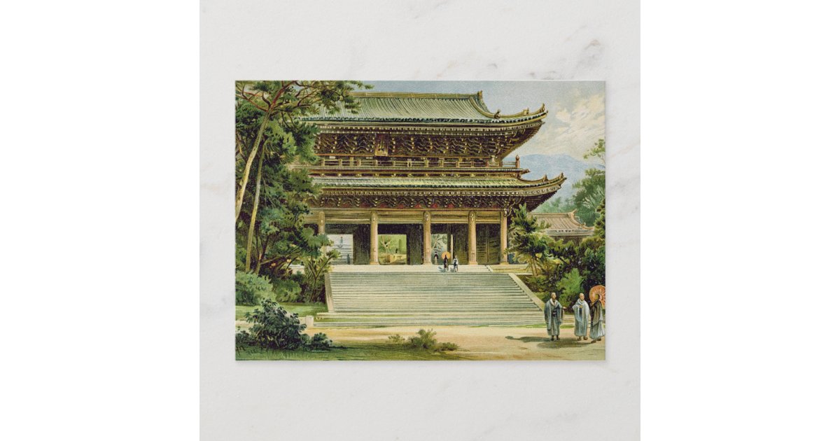 Buddhist temple at Kyoto, Japan Postcard | Zazzle
