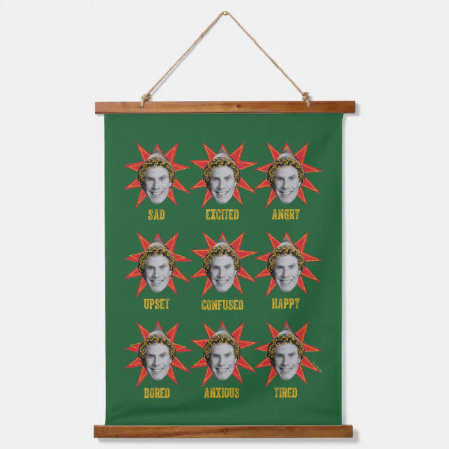 Buddy the Elf | Emotions Hanging Tapestry | Zazzle