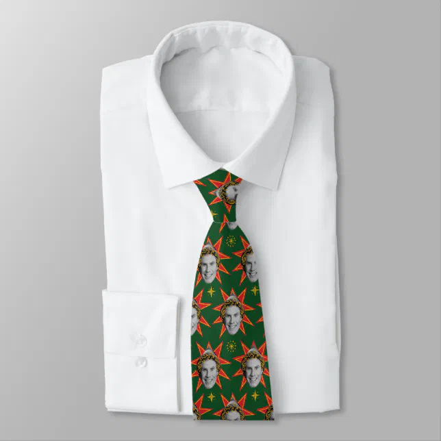 Buddy the Elf Emotions Pattern Neck Tie | Zazzle