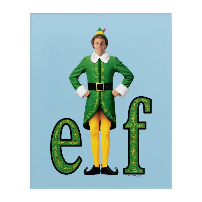 Buddy the Elf Movie Logo Acrylic Print | Zazzle