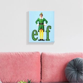 Buddy the Elf Movie Logo Canvas Print | Zazzle