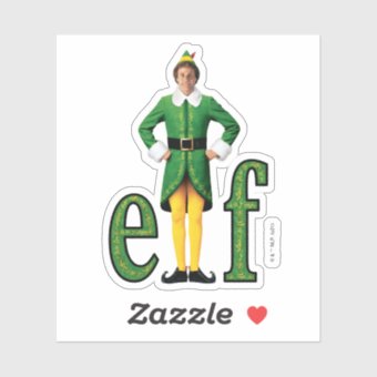 Buddy the Elf Movie Logo Sticker | Zazzle