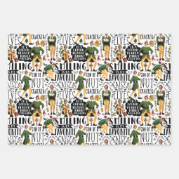 Buddy the Elf Quote Pattern Wrapping Paper Sheets | Zazzle