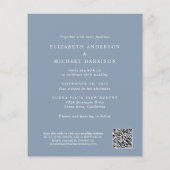 Budget Arch Photo QR Code Wedding Invitation | Zazzle