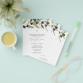 Budget Baptism Invitations Religious Olive Branch Flyer | Zazzle