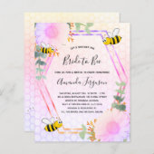 BUDGET Bee Bridal shower rainbow bride to bee | Zazzle