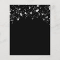 Budget birthday party black white stars | Zazzle