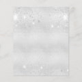 Budget birthday silver music notes glitter | Zazzle