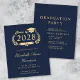 Budget Blue College Graduation Party Invitation | Zazzle