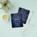 BUDGET Blue Denim Diamonds & Pearls Bridal Shower Flyer | Zazzle