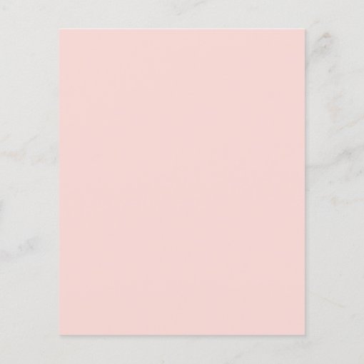 Budget Blush Pink Frame Bridal Shower Invitation | Zazzle