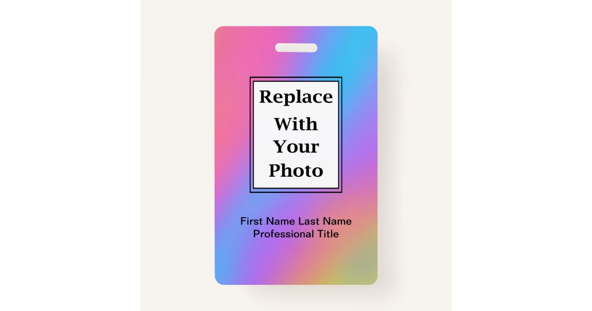 Budget Business Employee Photo ID Badges | Zazzle