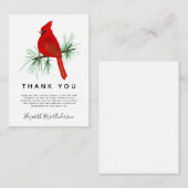 BUDGET Cardinal Sympathy Funeral Thank You Note Card | Zazzle