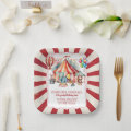 Budget Carnival Circus Show & Animals Birthday Paper Plates | Zazzle