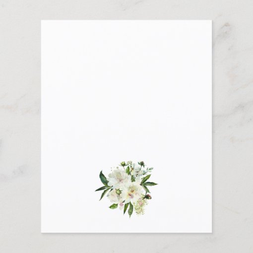 Budget Celebration of Life Floral Funeral Memorial Flyer | Zazzle