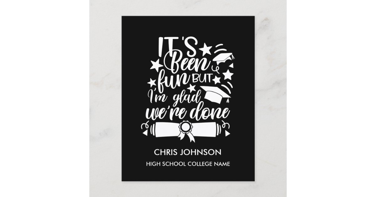 BUDGET Class of 2022 Graduation Invitation Card | Zazzle