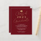 Budget Class of 2023 Red Gold Graduation Party | Zazzle