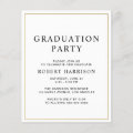 Budget College Graduation Party Invitation | Zazzle