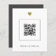 Budget Dark Gray QR Code All in One Wedding | Zazzle
