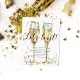 Budget Elegant Let’s Toast New Year Party Flyer | Zazzle