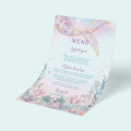 Budget Ethereal Mermaid Under the Sea Menu Sheet | Zazzle
