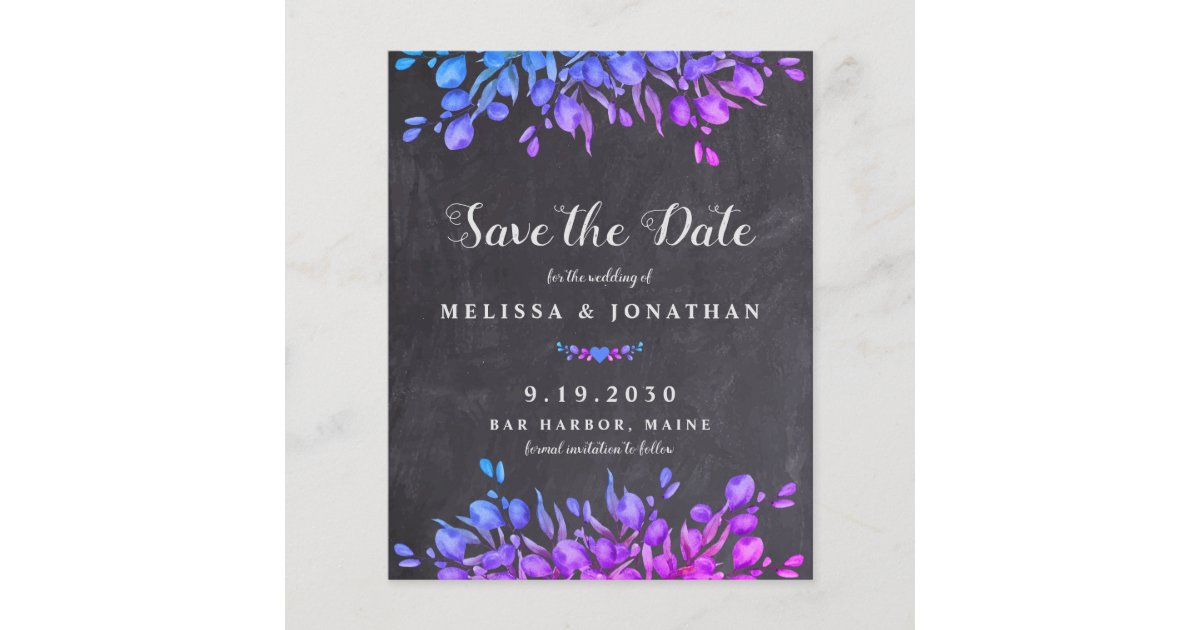 Budget Eucalyptus Botanical Rustic Save The Date C | Zazzle
