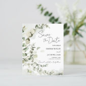 Budget Eucalyptus Sage Green Photo Save The Date | Zazzle