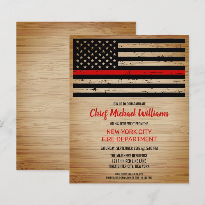 Budget Fire Department Firefighter Retirement | Zazzle.com