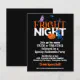 Budget Fright Night Halloween Party Black Invite | Zazzle