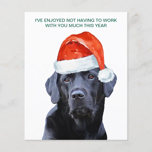 Budget Funny Christmas Work Humor Boss Coworker | Zazzle