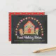 Budget Gingerbread Sweet Holiday Wishes Chalk Card | Zazzle