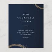 Budget Gold Cocktail Dinner Party Invitation | Zazzle