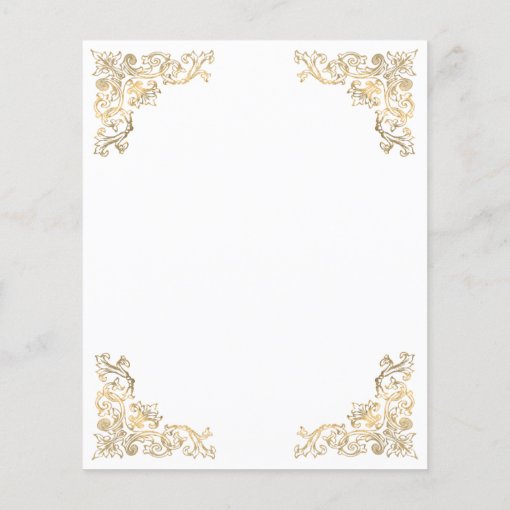 Budget Gold Frame Birthday Party Invitation | Zazzle