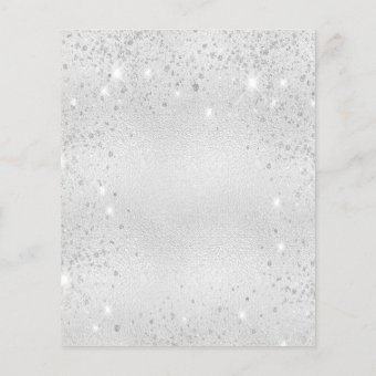 Budget graduation silver glitter modern | Zazzle
