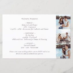 Budget Grand Modern Photo Wedding Invitation | Zazzle