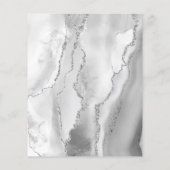 Budget Gray Silver Agate Script Wedding Invitation | Zazzle