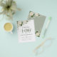 Budget Green Floral Surprise Birthday Invitation Flyer | Zazzle