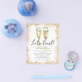Budget Let’s Toast New Year Party Invitation Flyer | Zazzle